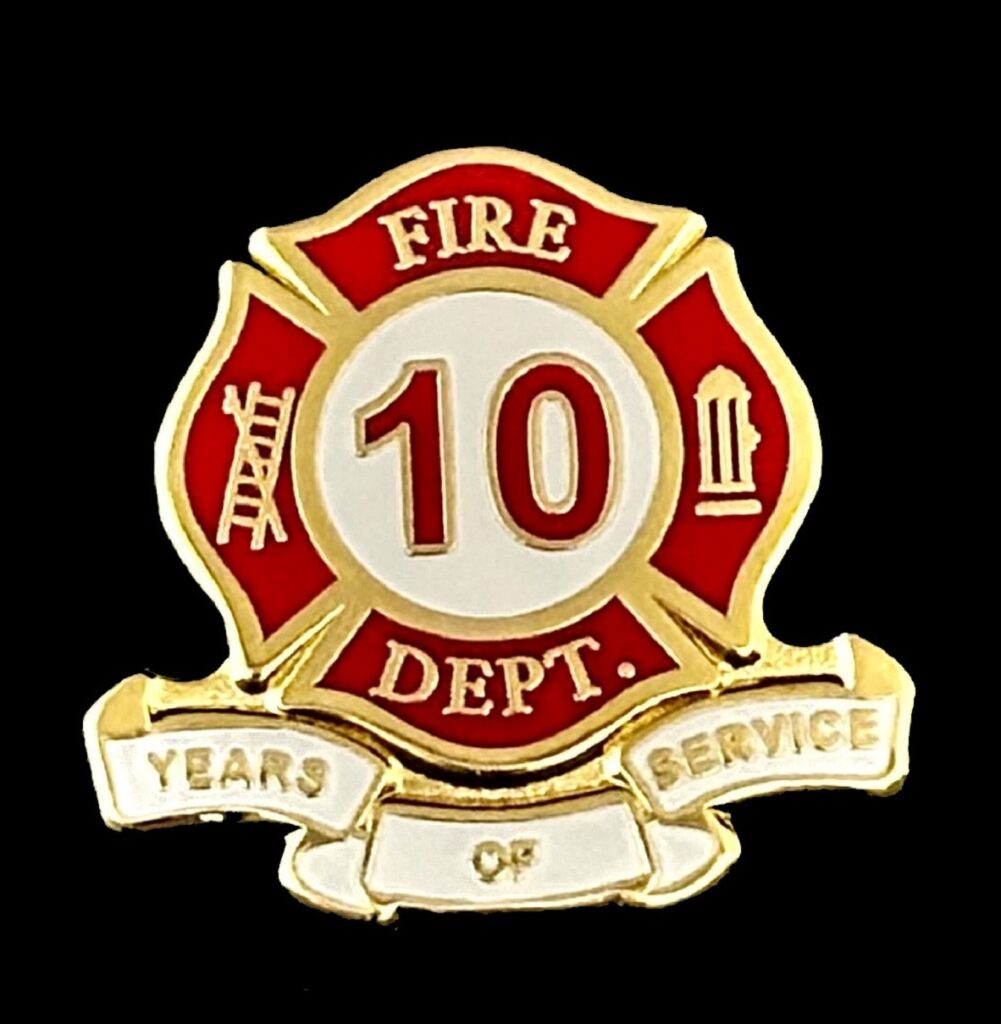 10 Years of Service Lapel Pin | Hilliard Ewing Designs